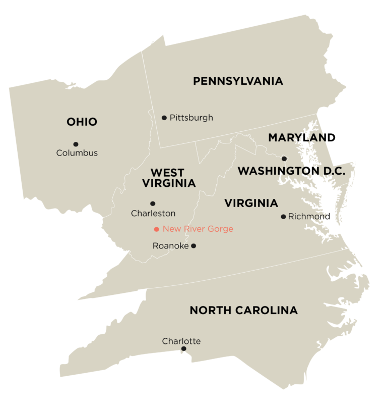 New River Gorge, West Virginia - Remote Work Locations : Ascend